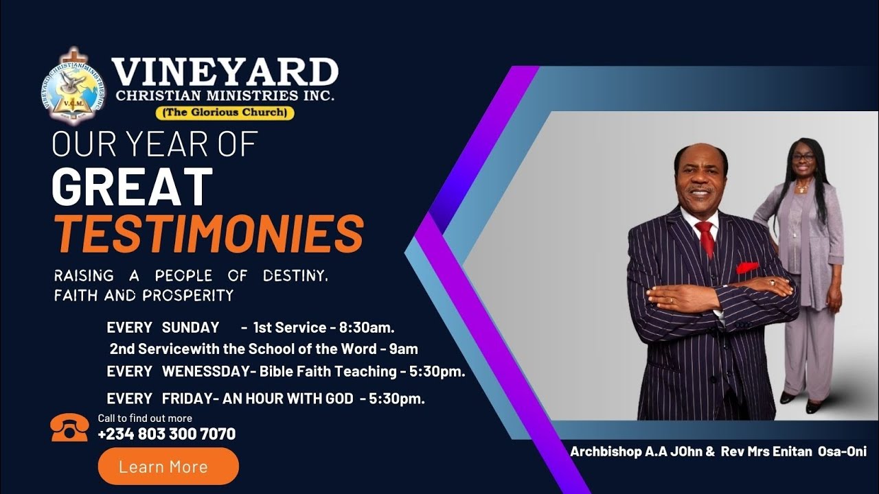 CELEBRATION SERVICE || GREAT TESTIMONIES || ARCHBISHOP JOHN OSA-ONI (01 ...
