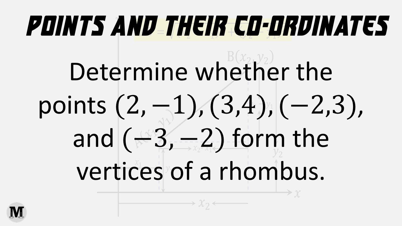 31 | Points and their co-ordinates | Distance Formula - Worked Out ...