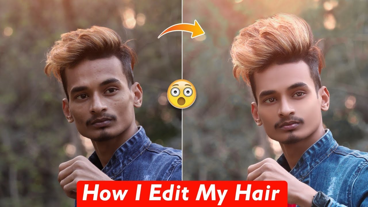 How I Edit My Hairs | Hair Volume | Hair Editing Tutorial - SK EDITZ ...