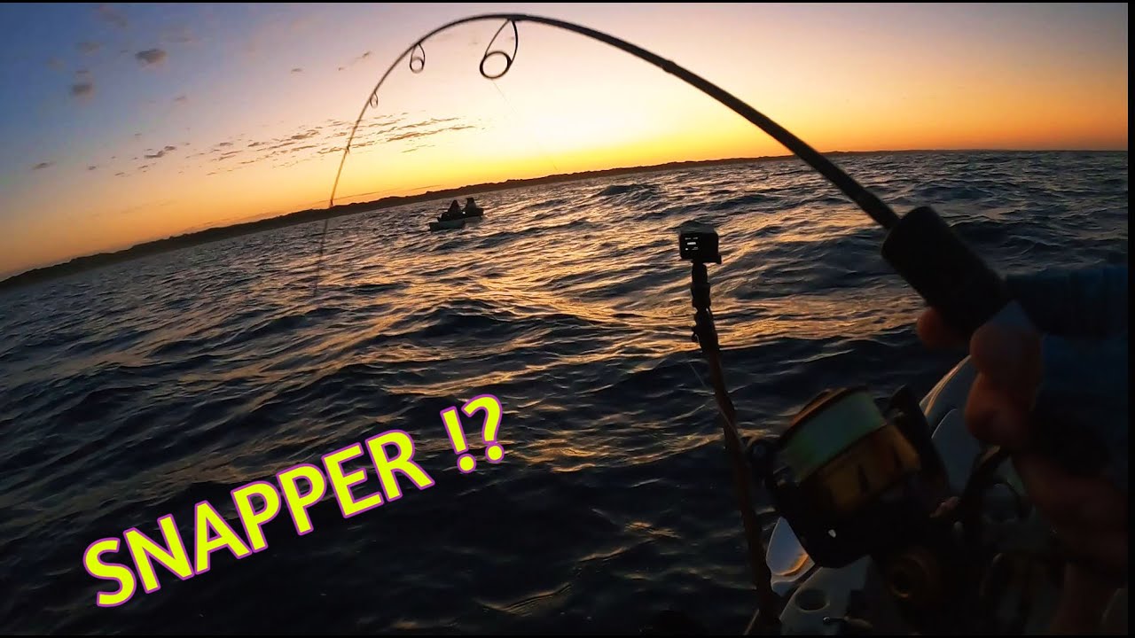 The early bird gets the worm - Sunrise snapper fishing - YouTube