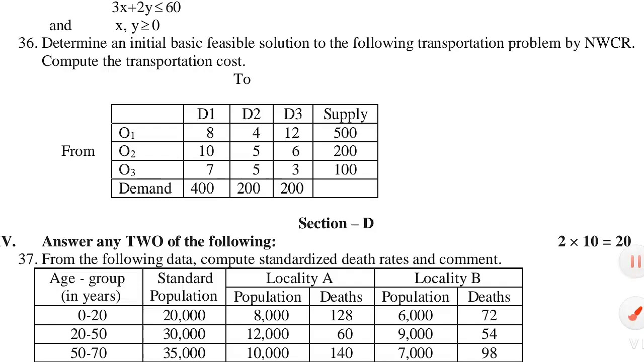 2nd PUC Statistics Model Question Papers 3 YouTube 2nd-puc-statistics-model-question-papers-3-youtube