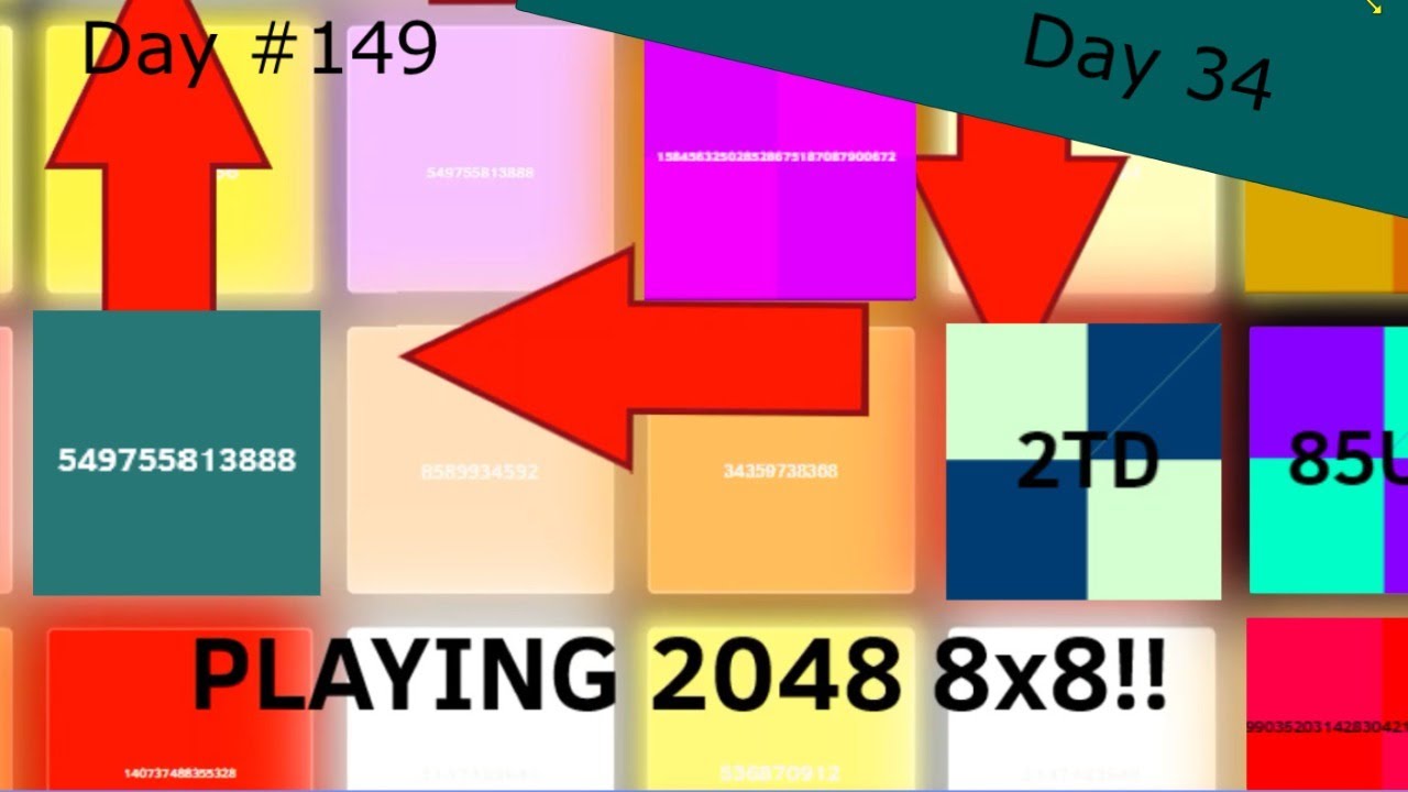 LIVE: PLAYING 2048 8x8 Part 38 - YouTube