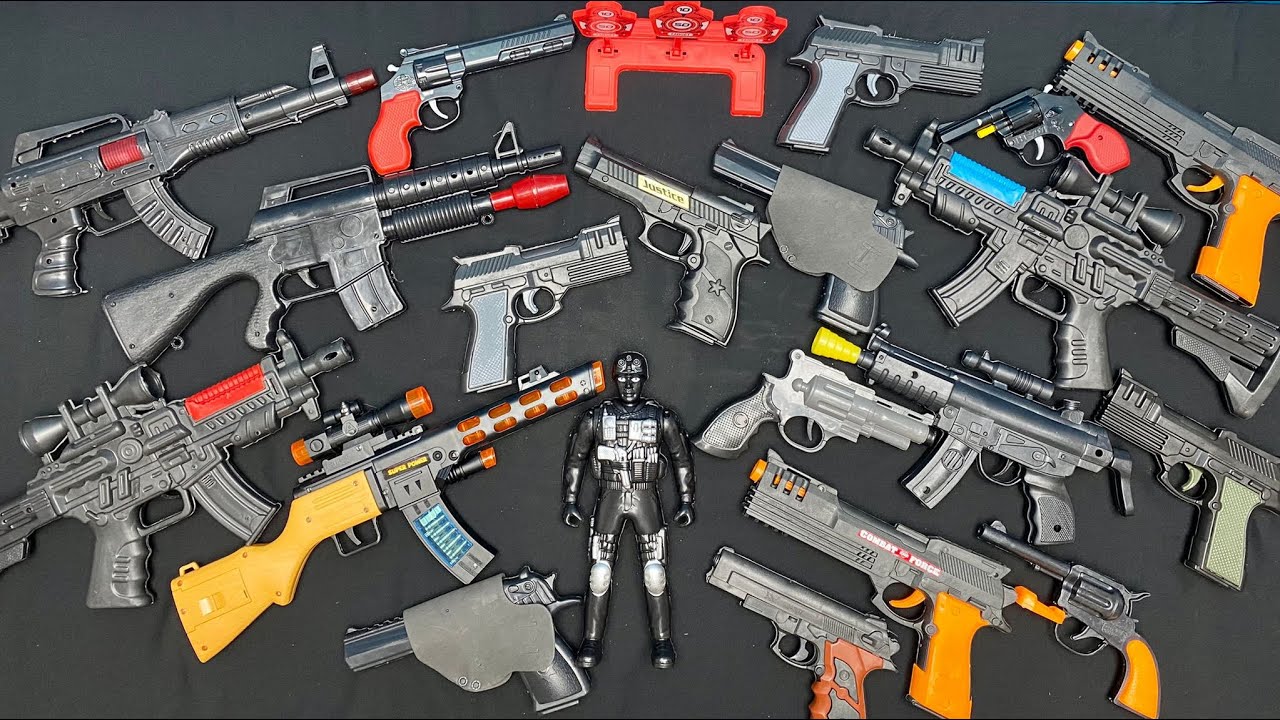 Black Bead Pistols - Black Nerf Rifles - We Hit the Target Board ...