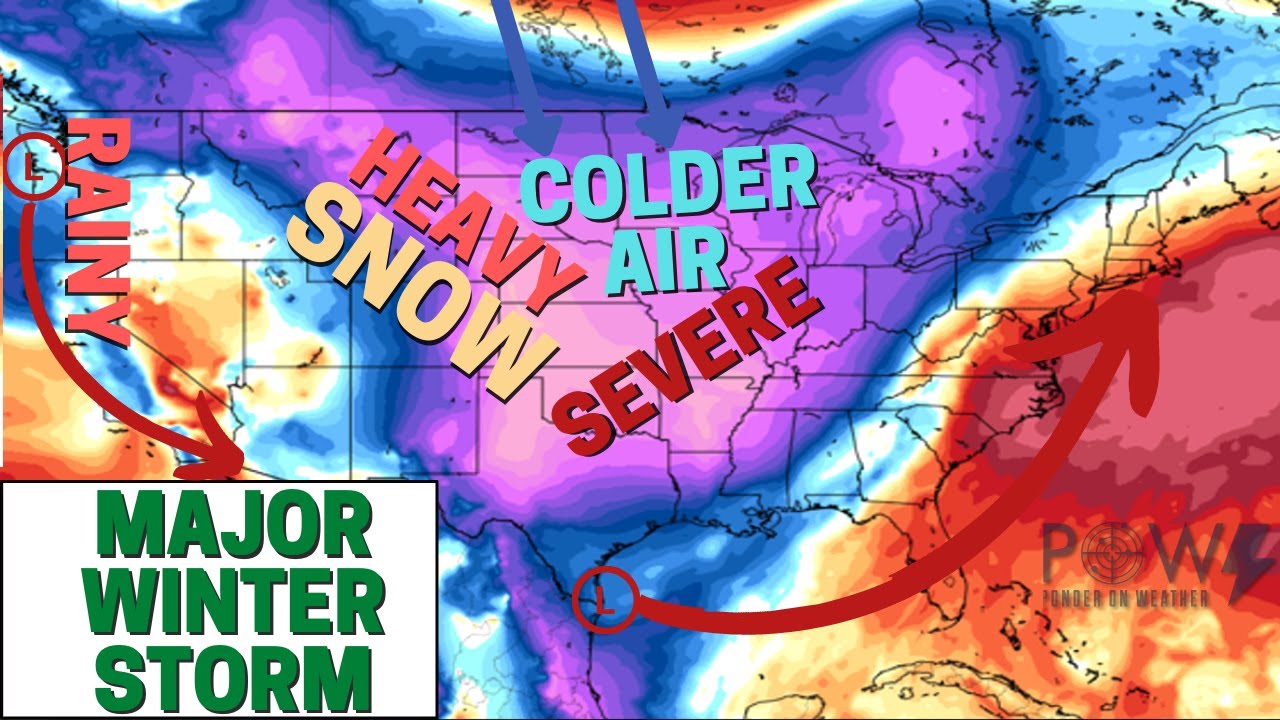 Major Winter Storm! Heavy Snow & Severe Weather! - POW Weather Channel ...