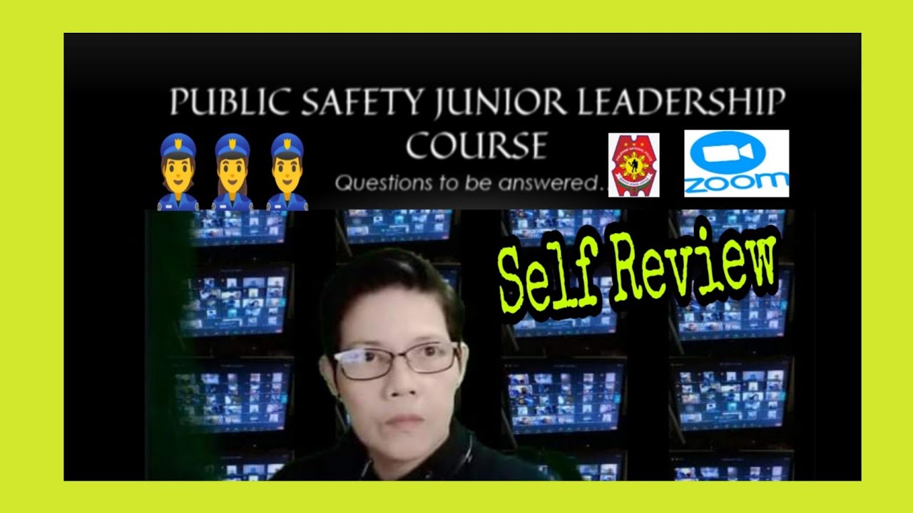 PSJLC Self Review👮👮‍♀️👮‍♂️ - YouTube