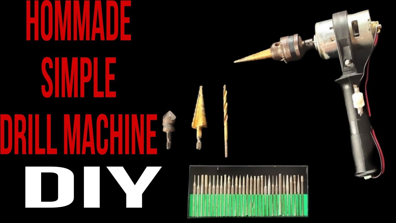 How to make Drill Machine - YouTube