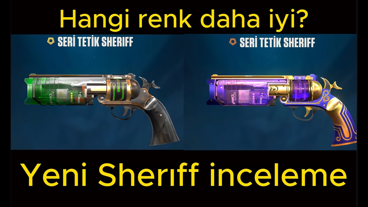 SERİ TETİK SHERIFF İNCELEME/HANGİ RENK DAHA İYİ ?🔫 - YouTube