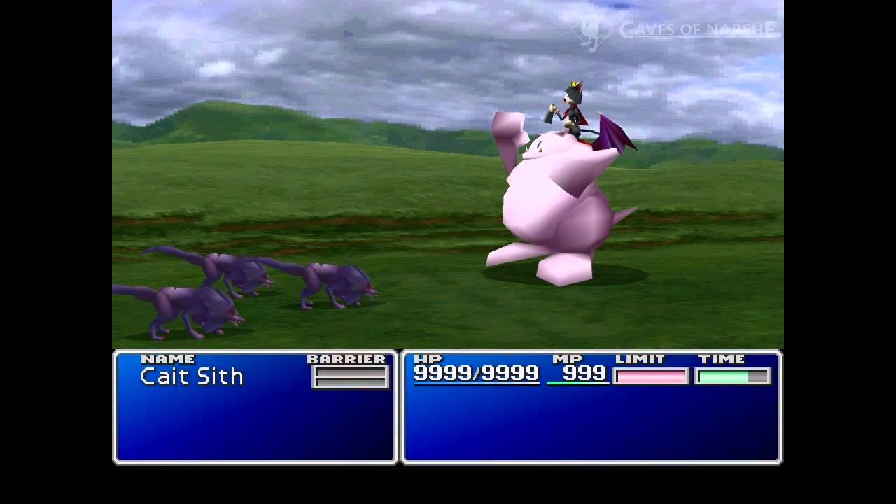 Cait Sith's Slots (Transform) Limit Break - Final Fantasy VII - YouTube