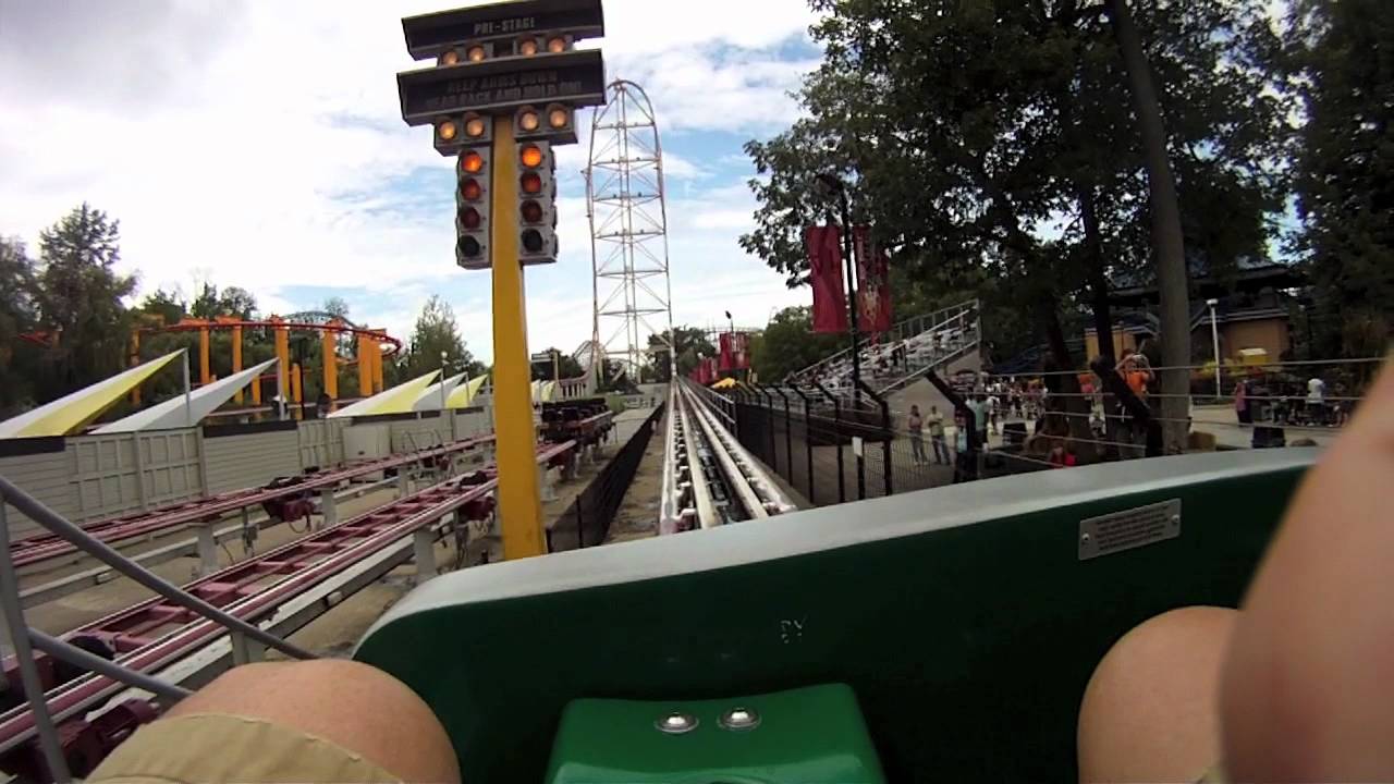 Top Thrill Dragster - world's faster roller coaster - YouTube