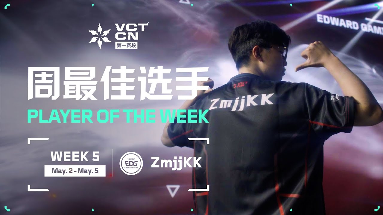 Player of the week (week 5) ZmjjKK | VCT CN Stage 1 - YouTube