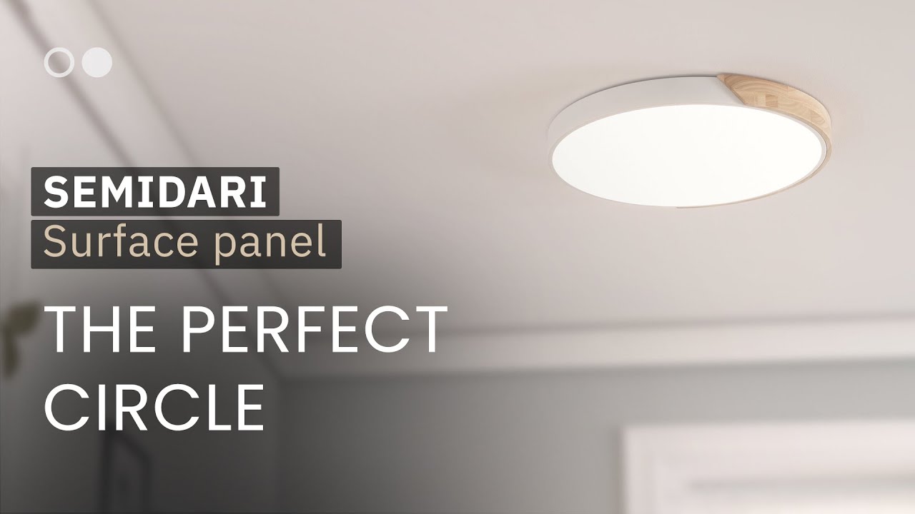 Semi-Dari LED Surface Panel - Ledkia - YouTube