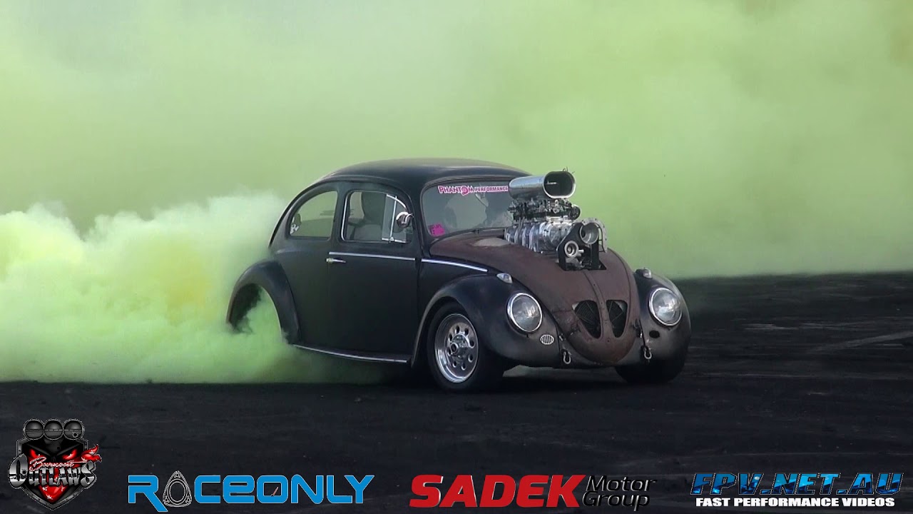 BUGZILLA BLOWN BEETLE AT BURNOUT OUTLAWS 4 - YouTube