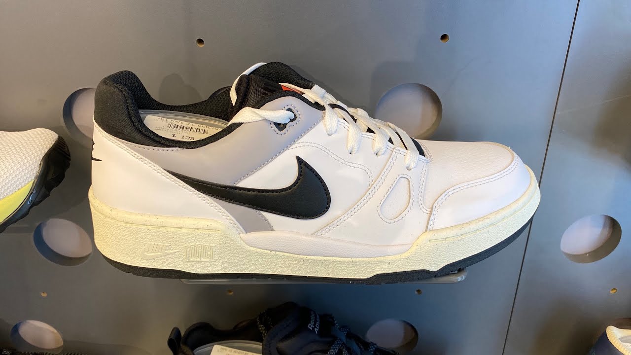 Nike Full Force Low “Black White” - Style Code: FB1362-101 - YouTube