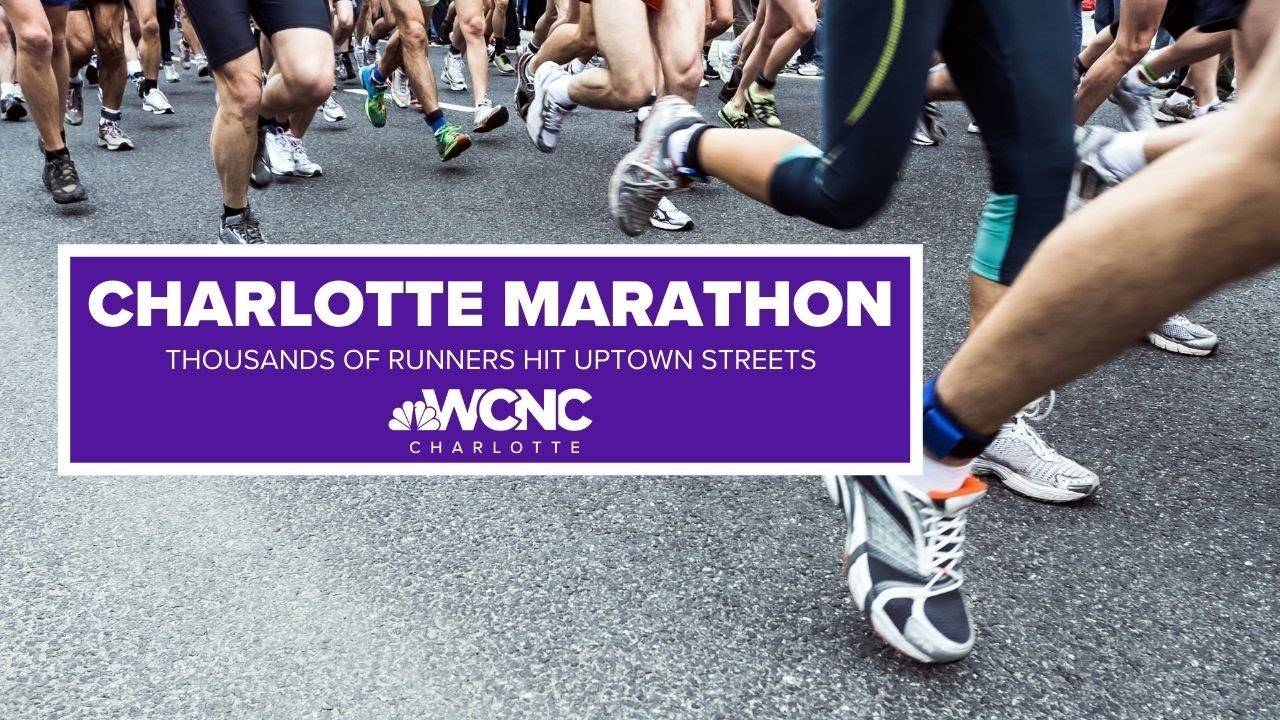 Thousands of runners race in annual Charlotte Marathon - YouTube