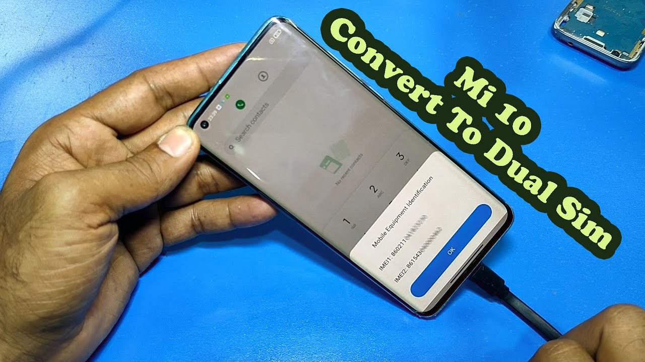 Mi 10 Convert To Dual Sim | Xiaomi M2001J2G Dual Sim Global Rom - YouTube