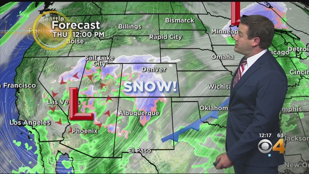 Cold Front Arrives Tomorrow Morning - YouTube