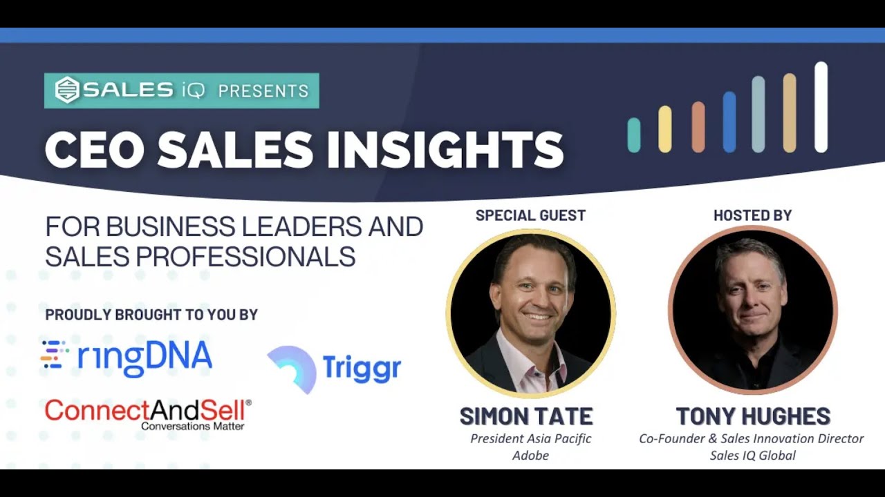 Simon Tate on CEO Sales Insights with Tony Hughes - YouTube