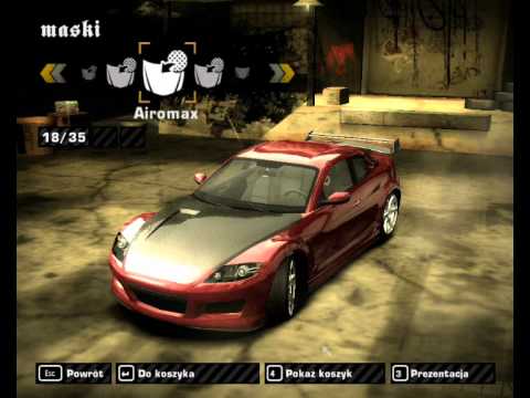 Jak zrobić auta bohaterów w NFS MW? odc.1 Mia - Mazda RX-8 - YouTube