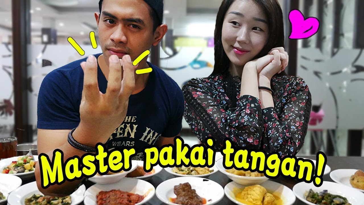 Belajar makan pakai tangan dari Orang Padang ft.Tanboy kun - YouTube