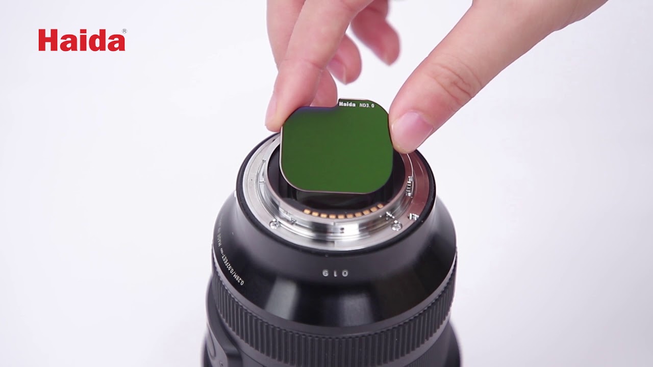 How To Install Haida Rear Lens Filter For Sigma 14 24mm f2 8 DG DN for ...