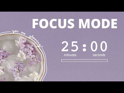 2.5-hour Aesthetic Pomodoro Timer - 25/5 with Soft Jazz Music