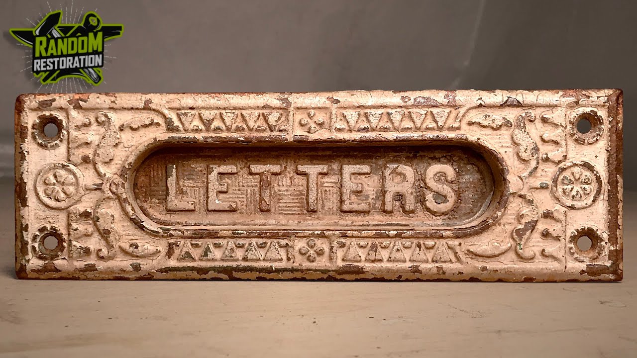 Ornate 1800s Letter Slot Restoration | Random Restoration - YouTube