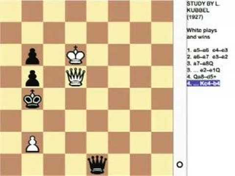 A Beautiful Chess Study by Kubbel - YouTube