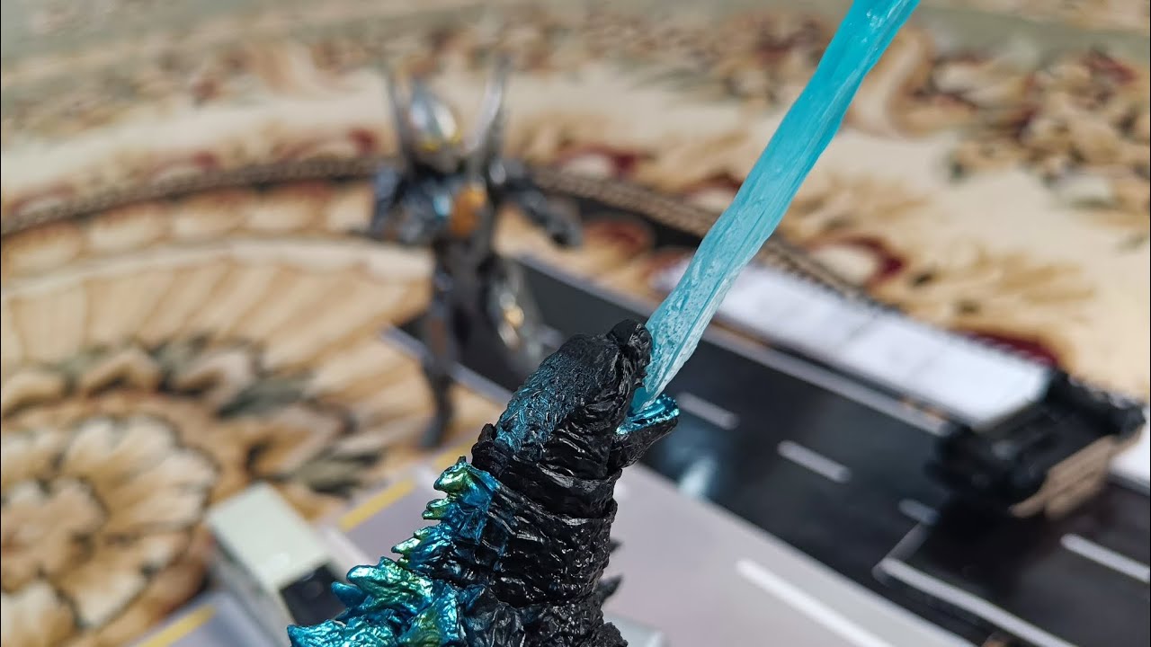 Godzilla vs Trigger & Trigger Dark stop motion part 1 collab with ...