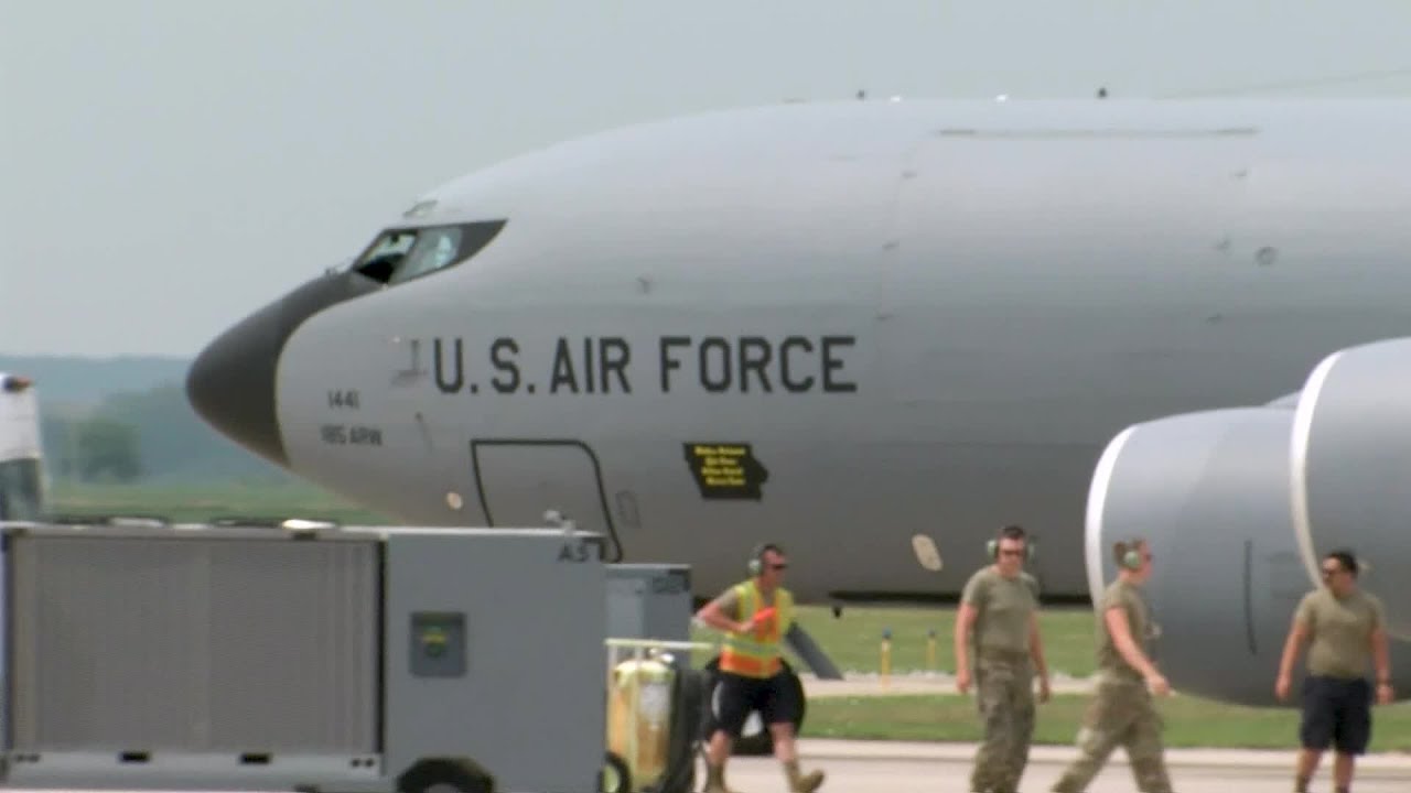 185th ARW will celebrate 100 years of air refueling with flyovers - YouTube