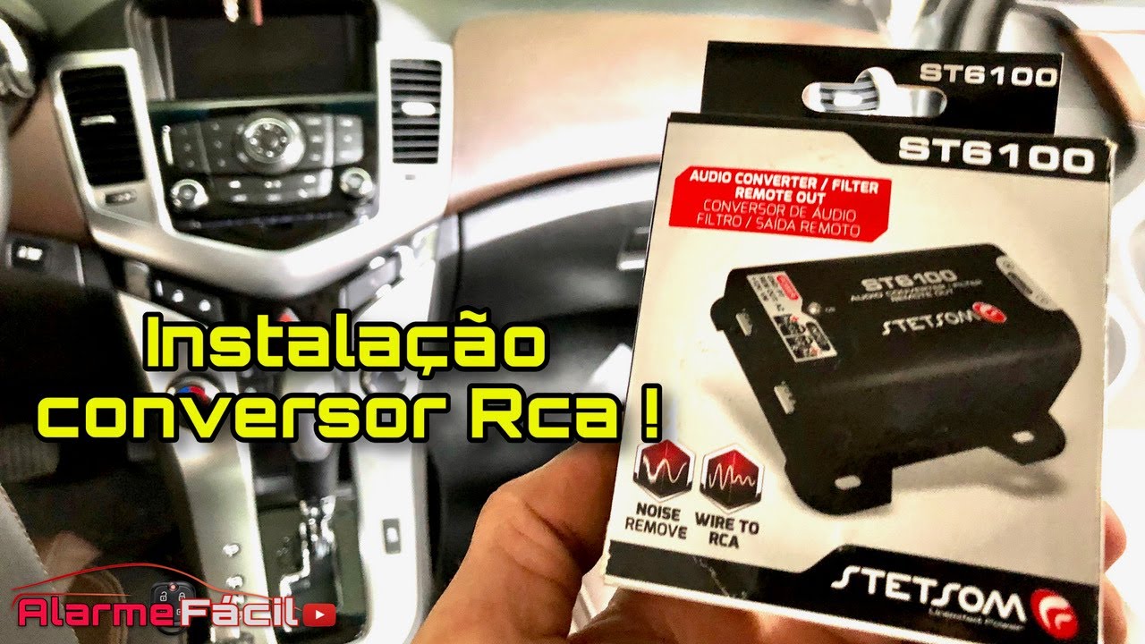 Como Instalar Conversor Rca Stetsom - YouTube