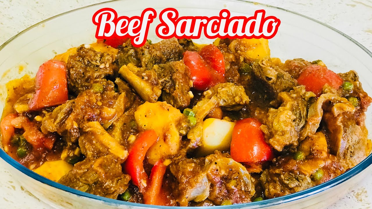 Beef Sarciado, Sarciadong Baka, Pinoy Recipe, Filipino Food - YouTube