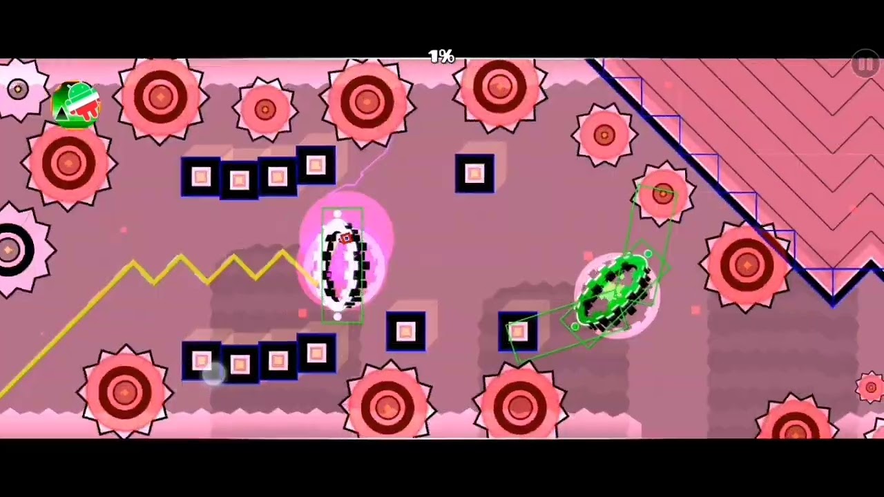 Ashley wave trails easy ver. | geometry dash | mobile gameplay. - YouTube