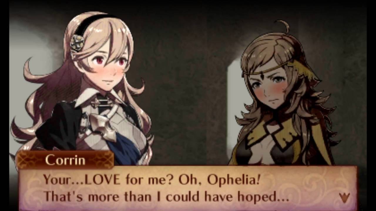Female Corrin & Ophelia S Support - YouTube