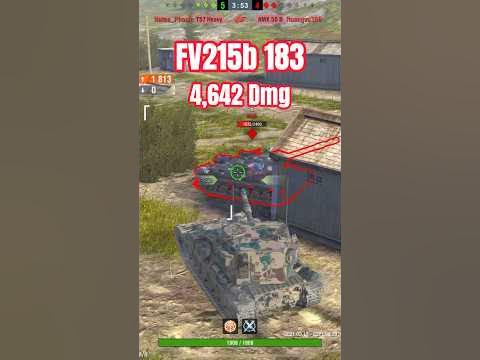 FV215b 183 • 4,642 Dmg #worldoftanksblitz #wotblitz #fv215b183 #вотблиц #танкиблиц #блиц #tank # ...