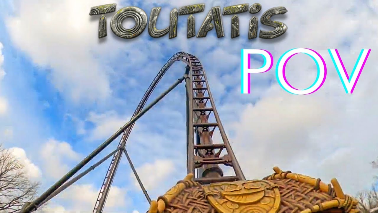 TOUTATIS POV | Parc Asterix 2023 Nueva Montaña Rusa - YouTube
