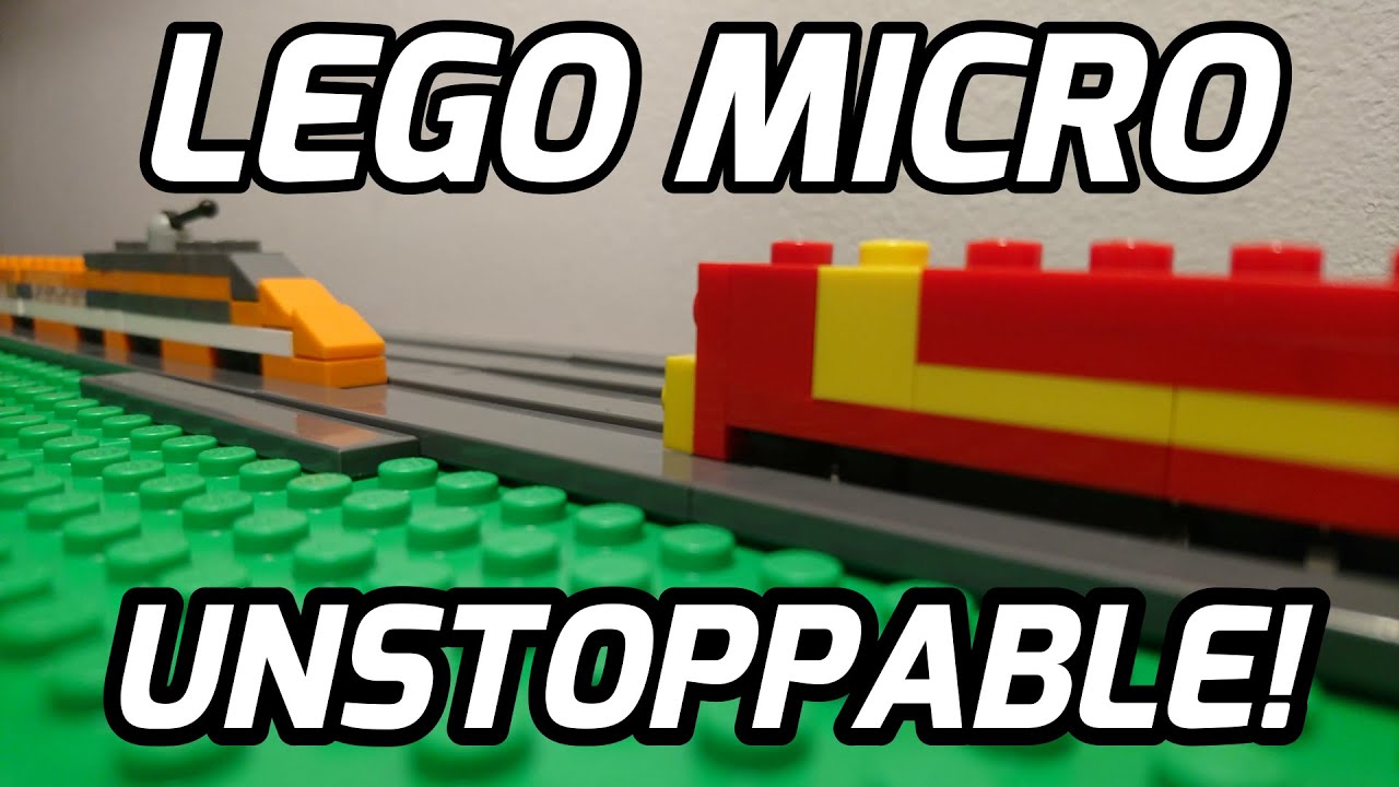 LEGO Micro Unstoppable Train and the TGV! - YouTube
