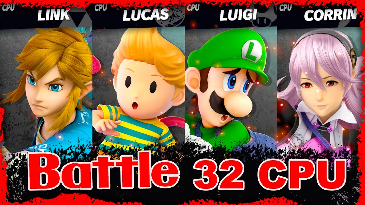 Super Smash Bros. Ultimate – 32 CPU (Bots) Tourney Battle | 2021 - YouTube