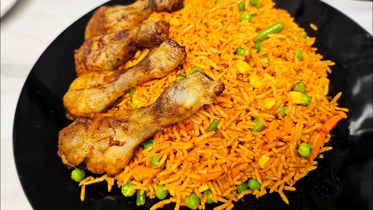 HOW TO MAKE Basmati Jollof Rice - YouTube