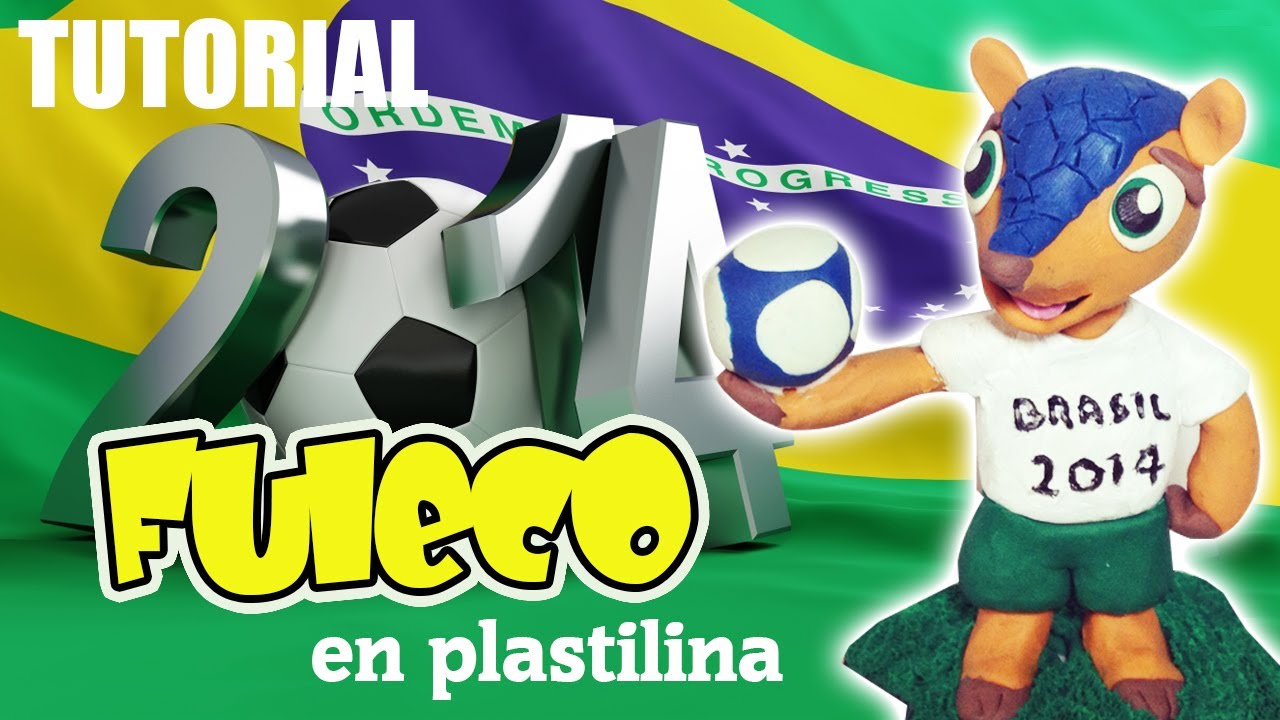 Tutorial Fuleco Brasil 2014 de Plastilina - YouTube