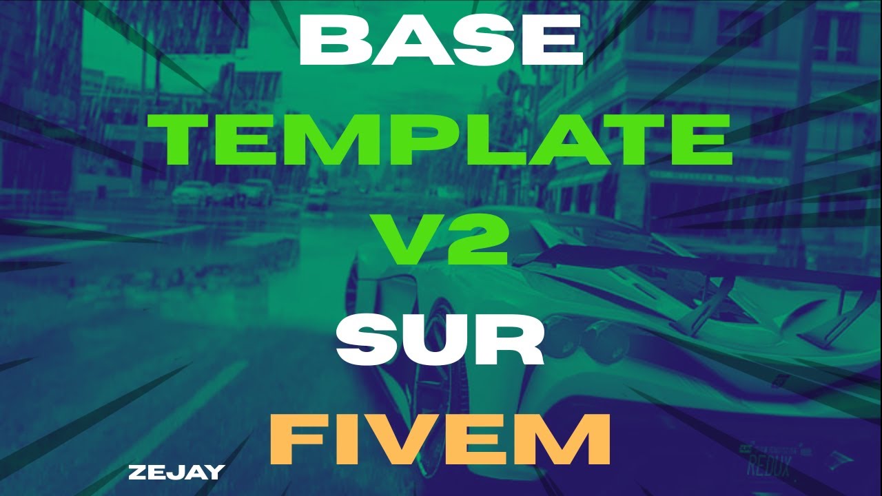 La meilleurs base Template pour Fivem | ZP template v2 - YouTube