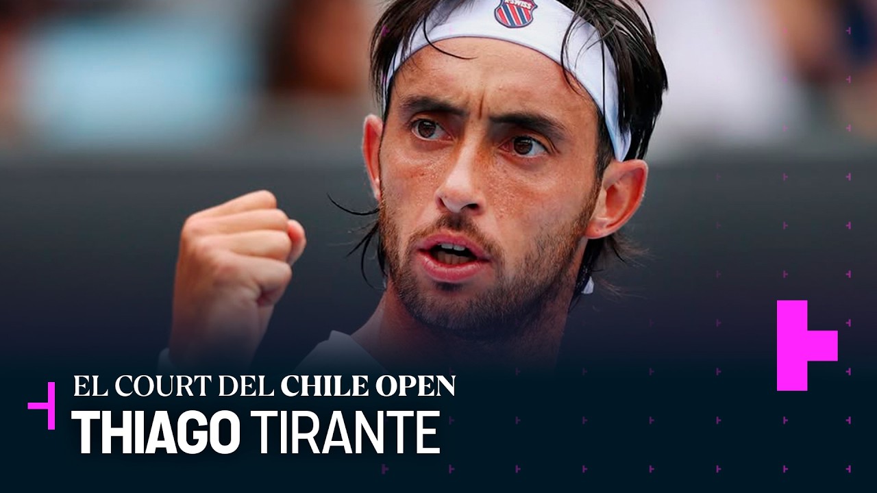 🎾El Court del Chile Open: Fernando González conversa con Thiago Tirante ...