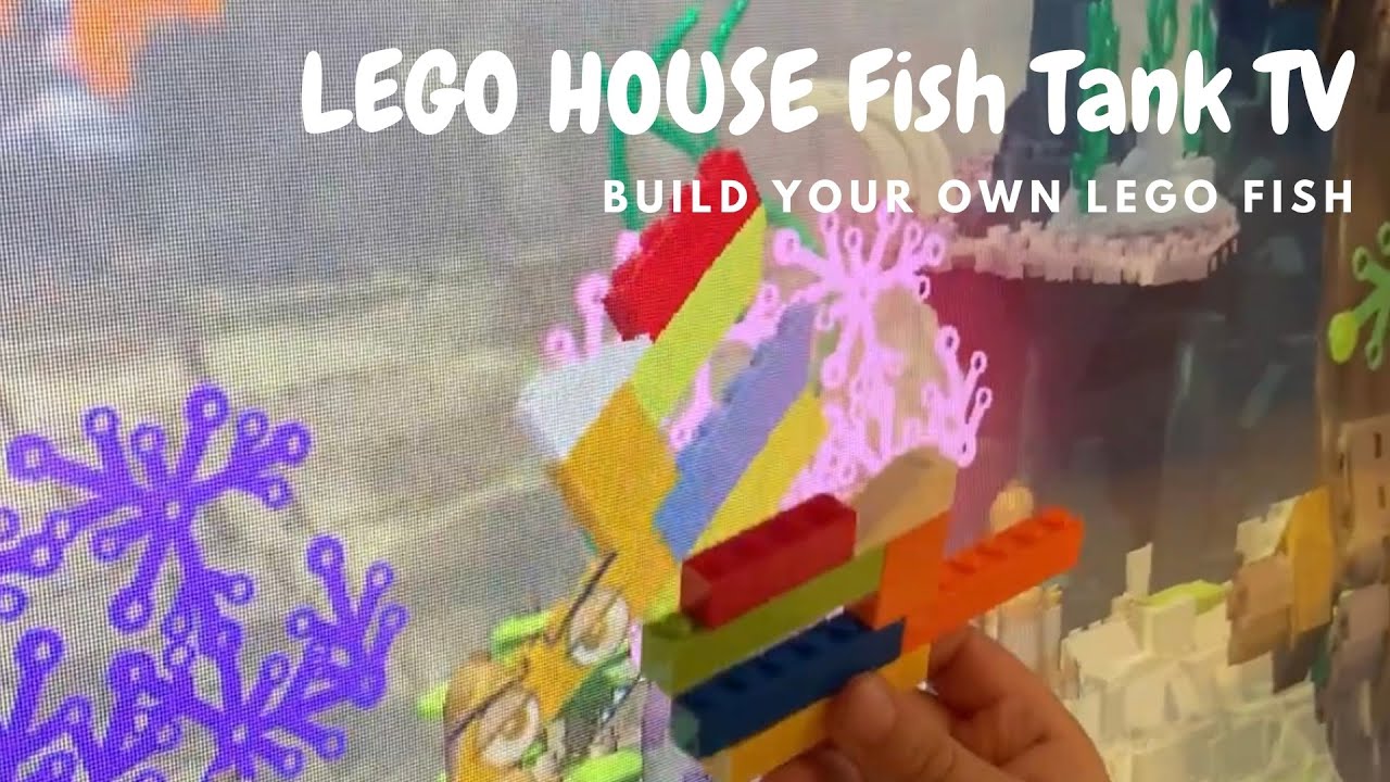 Fish Tank TV LEGO House | How to build a LEGO Fish for Fish Tank TV ...