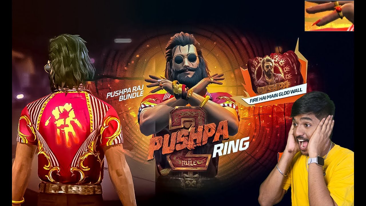 PUSHPA RAJ IN FREE FIRE - NEW PUSHPA 2 EVENT ITEMS & MORE in Free Fire ...