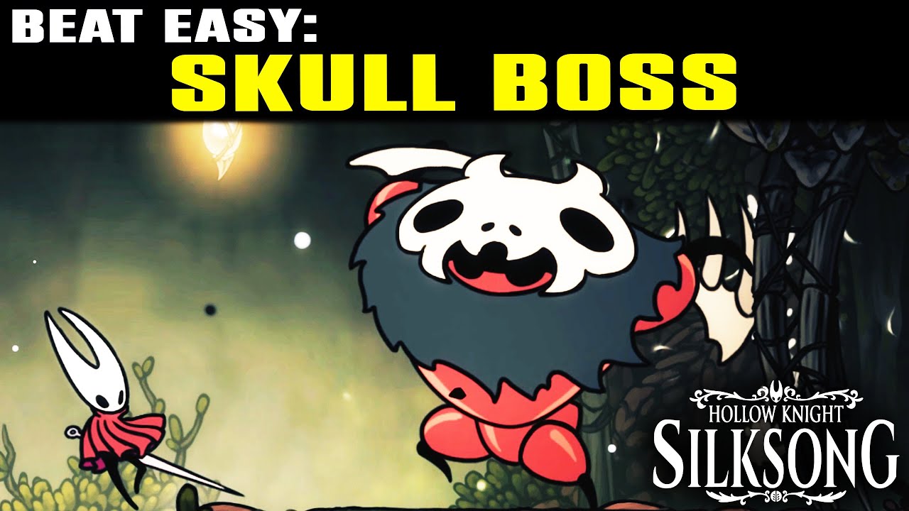 SKULL BOSS FIGHT (Cheese) Hollow Knight Silksong | BEAT EASY RED BUG BOSS Guide Explained - YouTube