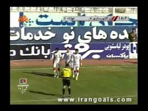 Tractor Sazi Tabriz Vs Foolad Khuzestan , Bakhtiar Rahmani goal - YouTube