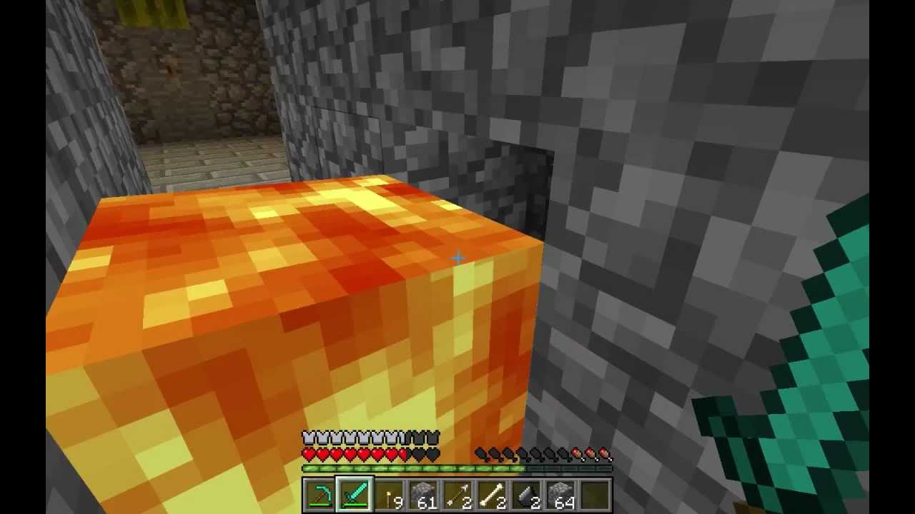 Minecraft -- Fully concealed lava door & nifty automatic food dispenser ...