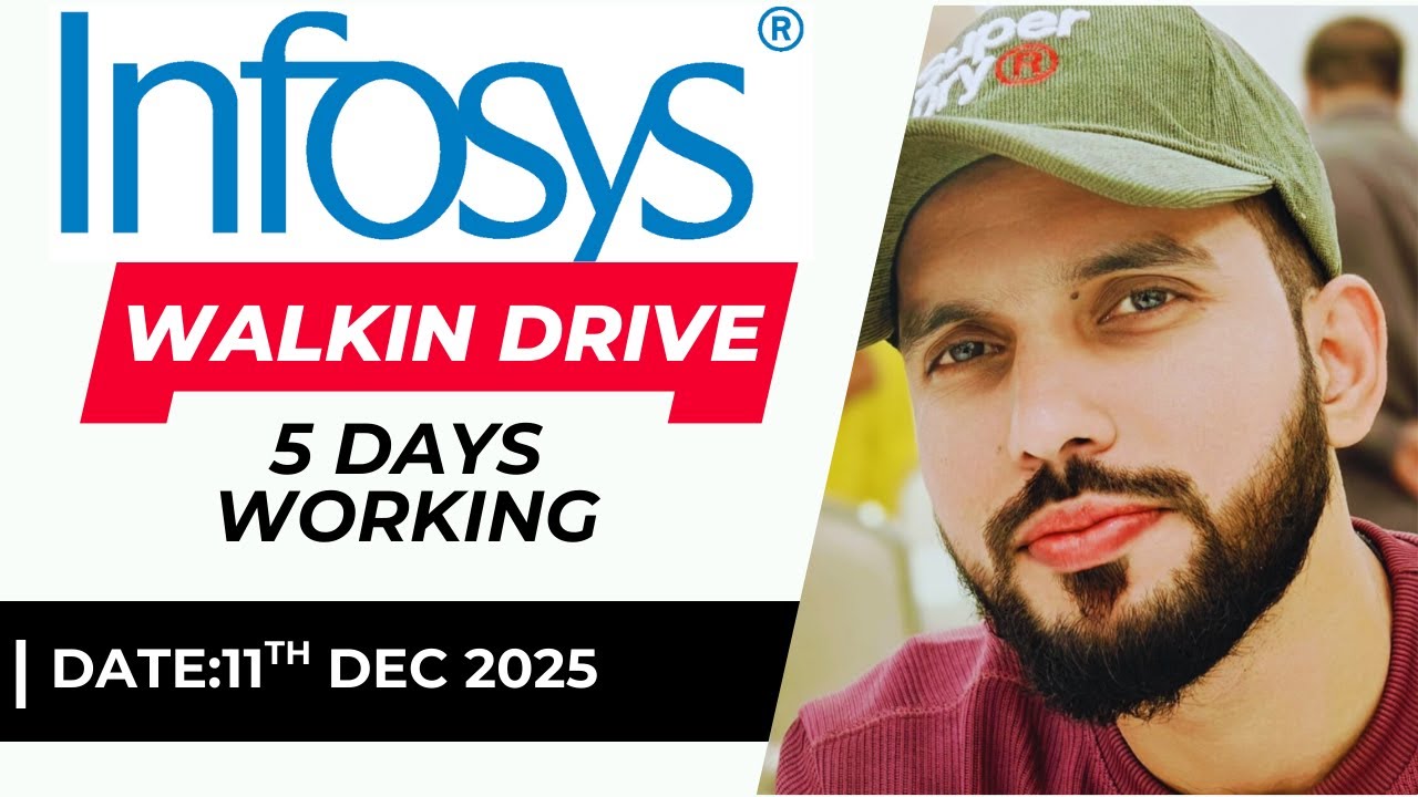 Infosys Mapping Process Job | Mega Walk-In Drive | Date:11th Dec 2025 ...