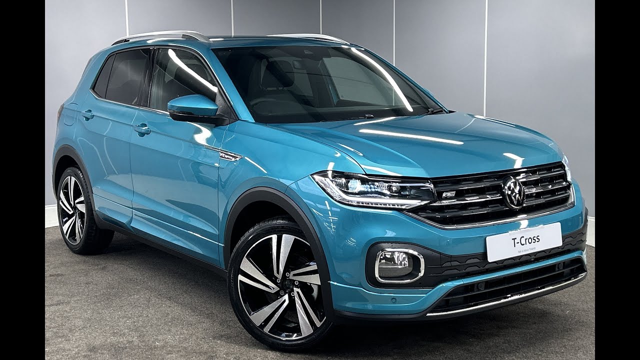 New Volkswagen T-Cross R-Line 1.0 TSI DSG | Lancaster Volkswagen - YouTube