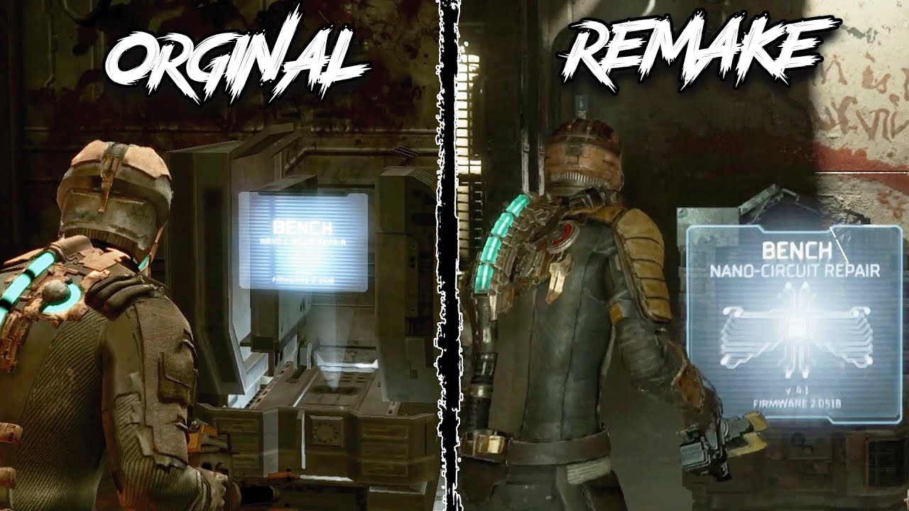 Dead Space BENCH - Original vs Remake - YouTube