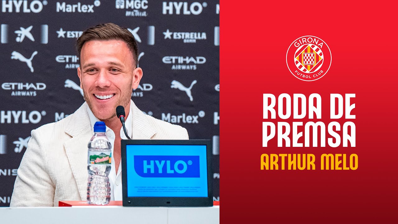 RODA DE PREMSA DE PRESENTACIÓ D'ARTHUR MELO - YouTube